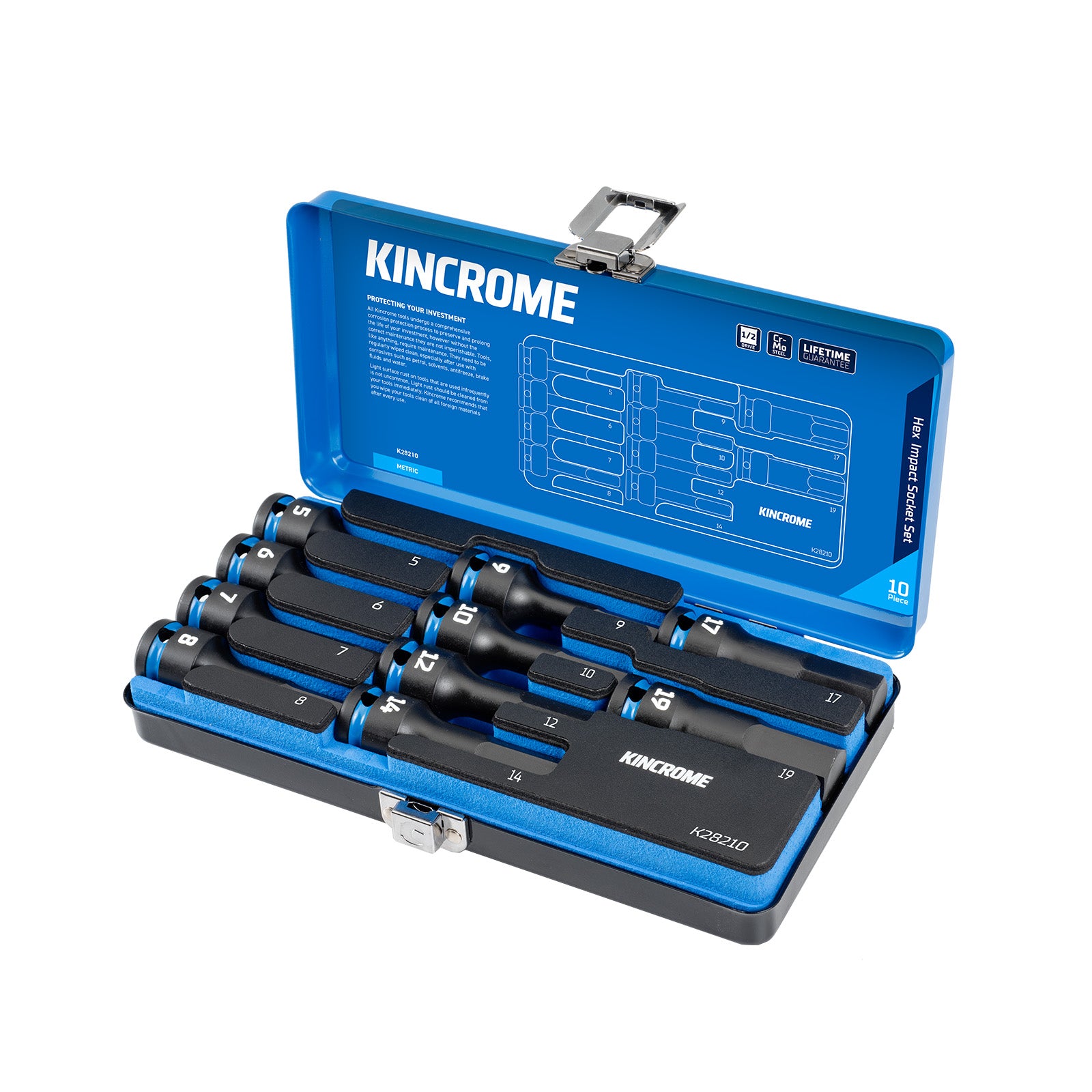 KINCROME 10 PCE HEX IMPACT SOCKET SET | Kennedys